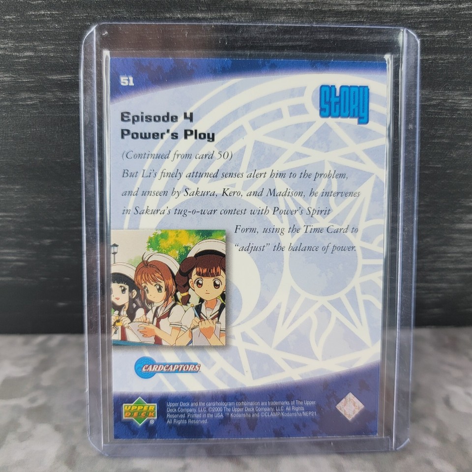 2000 Upper Deck Cardcaptors Character Cards Story #51 Episode 4 | eBay
