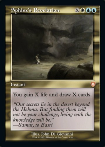 Sphinx's Revelation - Commander Deck Exclusive NM, English MTG The ...