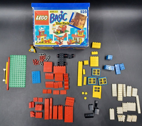 VINTAGE LEGO BASIC TOTE PACK #525 - INCOMPLETE - ORIGINAL BOX | eBay