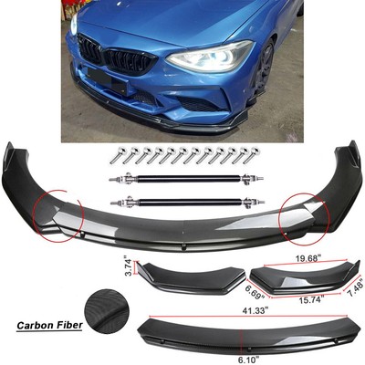 For 3 Series F30 F31 Front Bumper Lip Splitter Spoiler Carbon Fiber ...