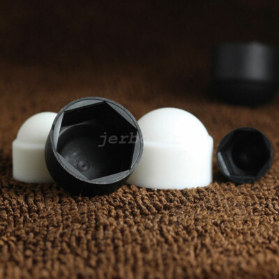10/20X M4, M5, M6, M8, M10, M12 White Nut & Bolt Dome Cover Caps Hex ...