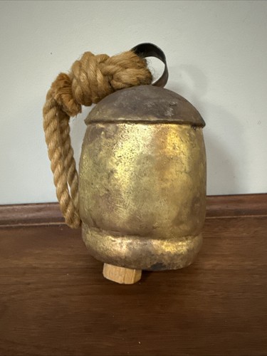 Vtg Bell Primitive Rustic Wood Clapper Farm House, Garden Gate Decor ...