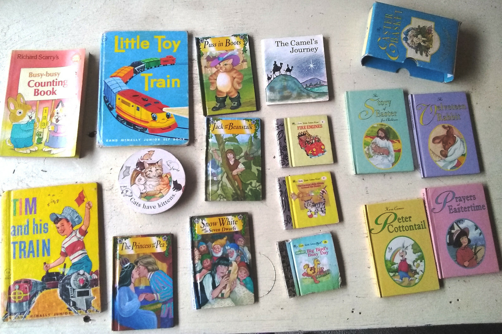 22 Small + Miniature Children's READING Book Lot FUN Pocket Sized for ...