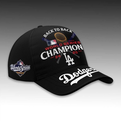 HOT!! LA Dodger Back To Back World Series 2025 (3 color) Cap Hat Gift ...