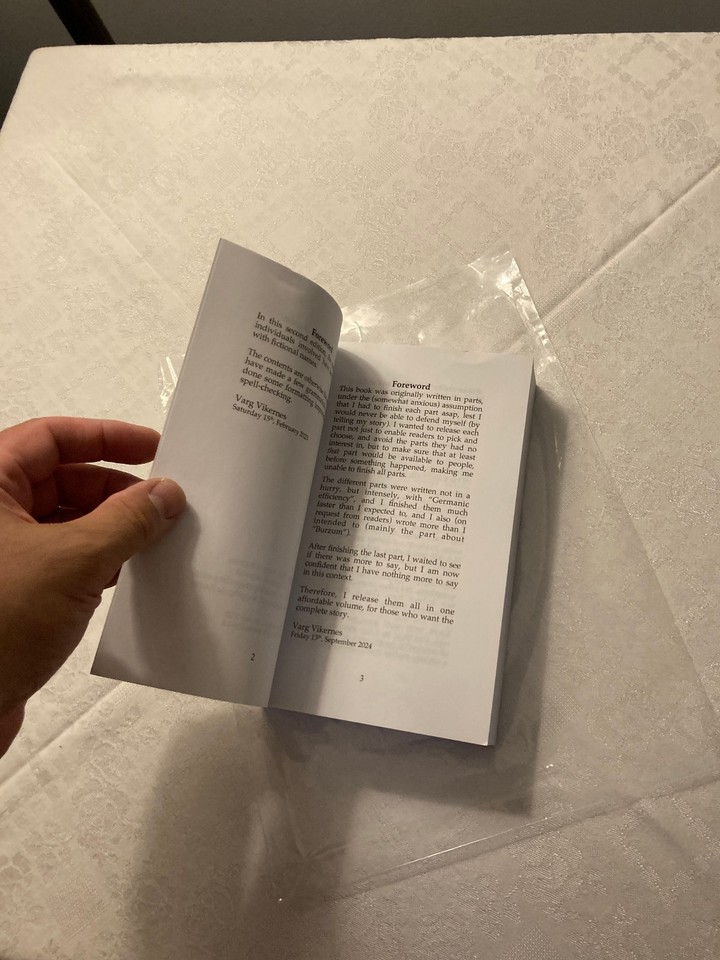 VARG VIKERNES To Hell & Back Again BOOK 2nd Ed. ® & ©2024,2025 BUR2UM ...