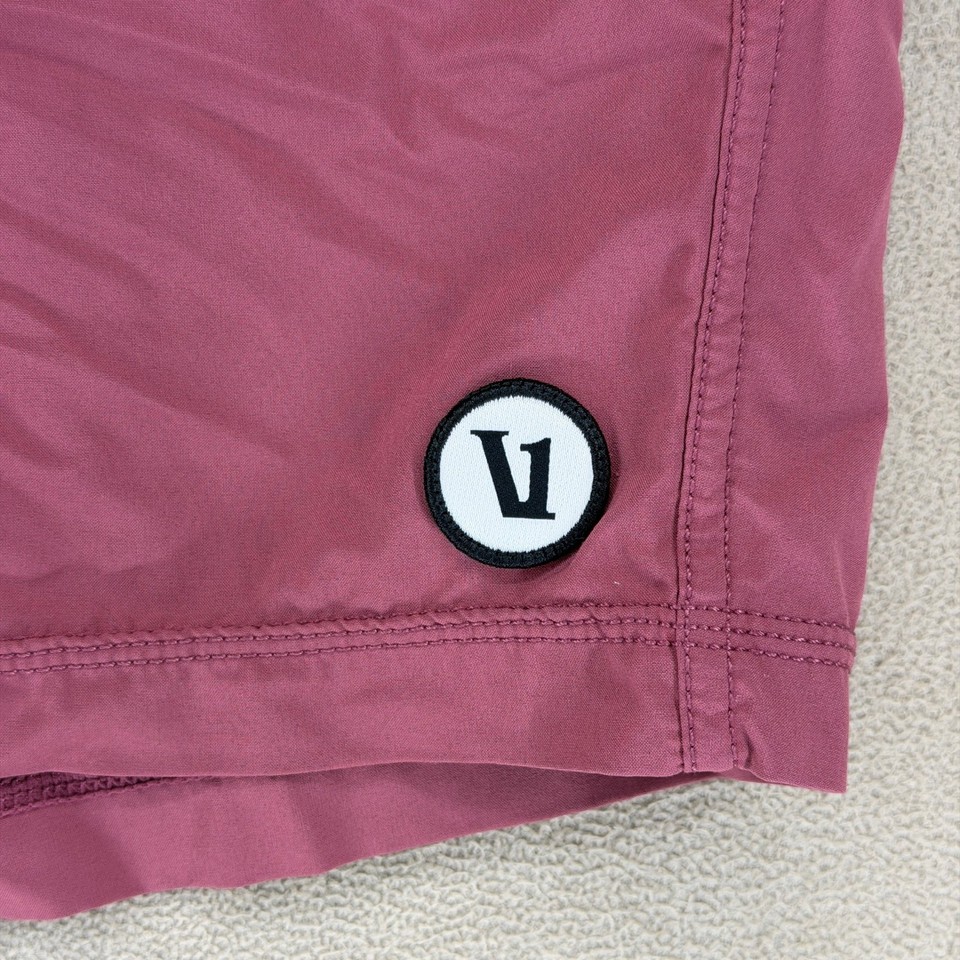 Vuori Men's Kore Shorts Red Size M Elastic Waist Drawstring Athletic ...