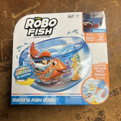 Zuru Robo Alive Robo Fish Swim'N Fish Bowl New | eBay