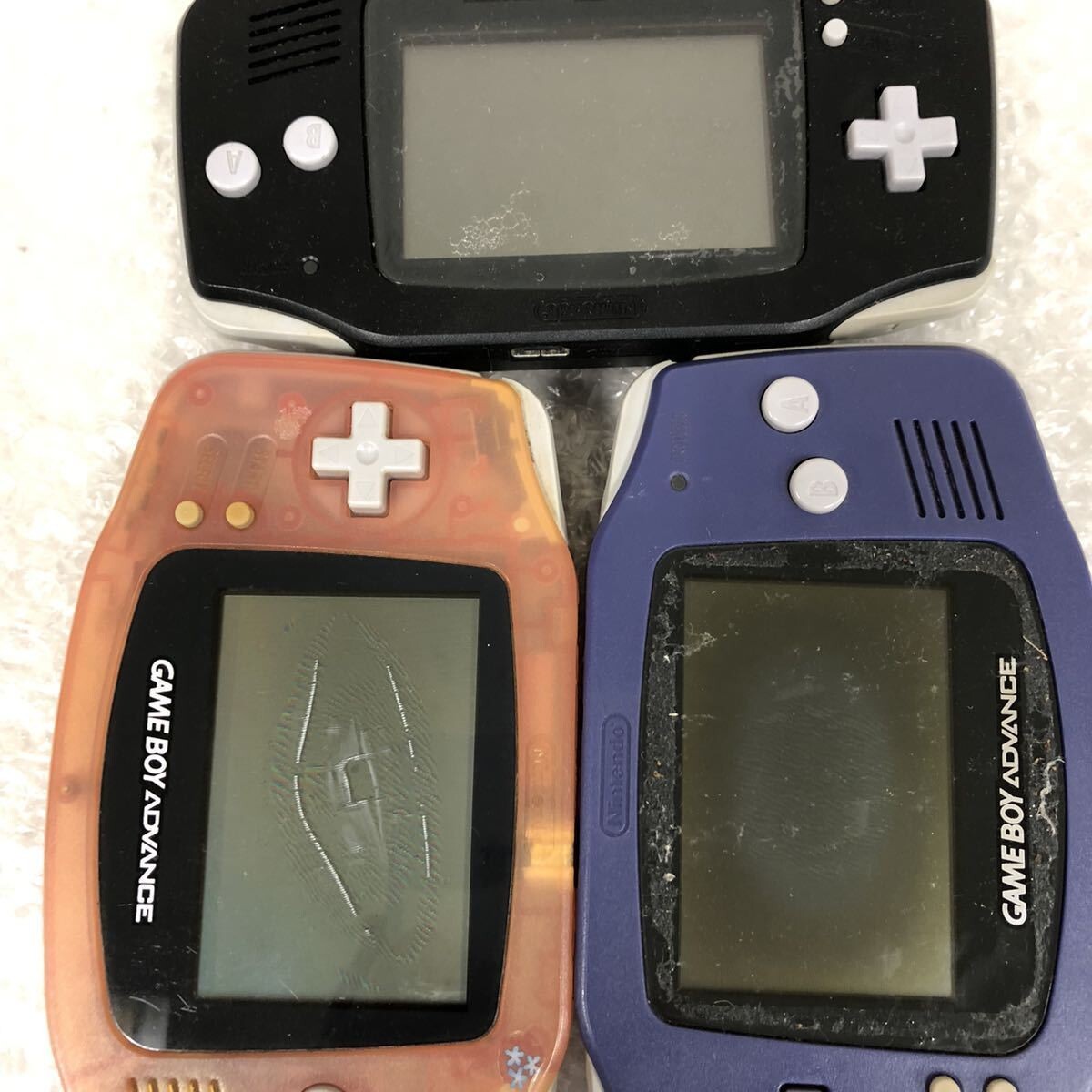 Junk Nintendo GameBoy Advance for parts Lot of 10 Set random Console ...