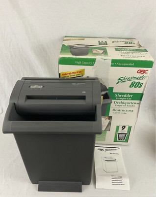 Cross Cut Paper Shredders - Gbc Shredmaster