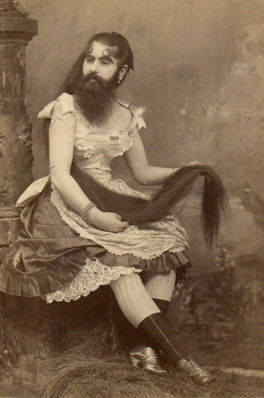 Bearded Lady Vintage Circus