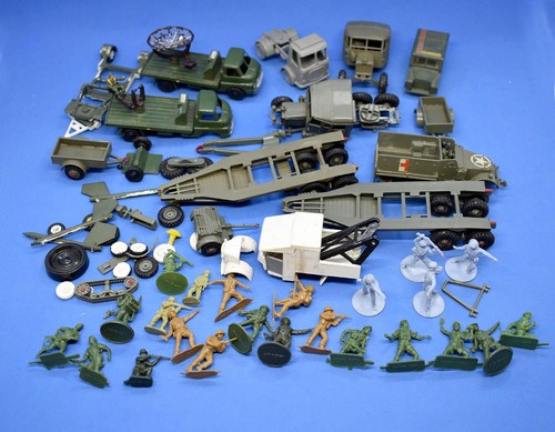 JOB LOT OF AIRFIX MILITARY VEHICLES & SOLDIERS 1:72 SCALE MODELS BROKEN ...