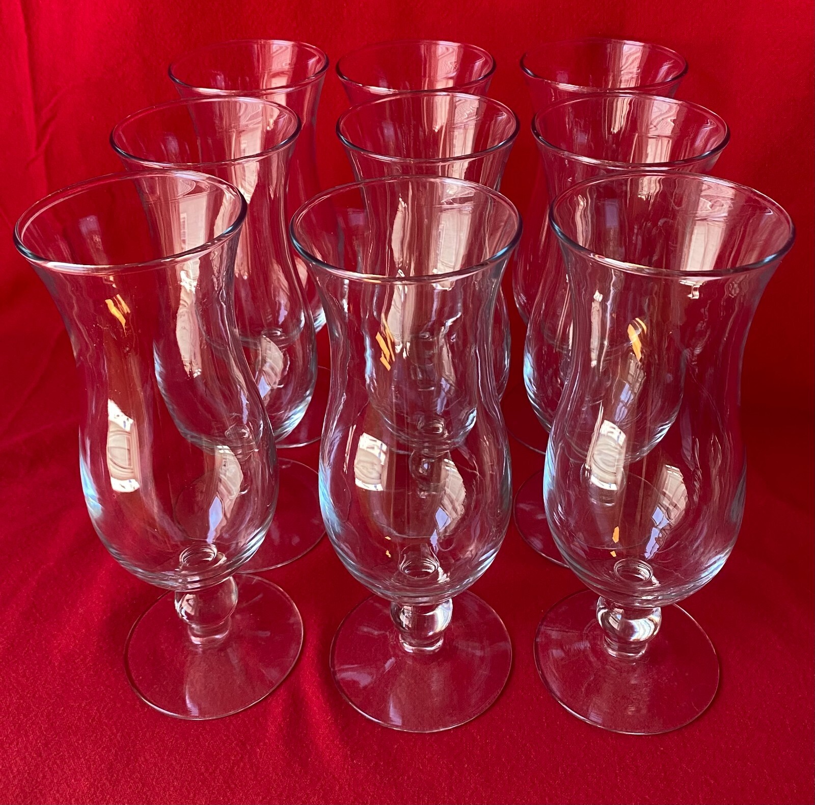 (9) Libbey 3616 14.5 oz. Squall Hurricane Glasses- Cocktail or Vases | eBay