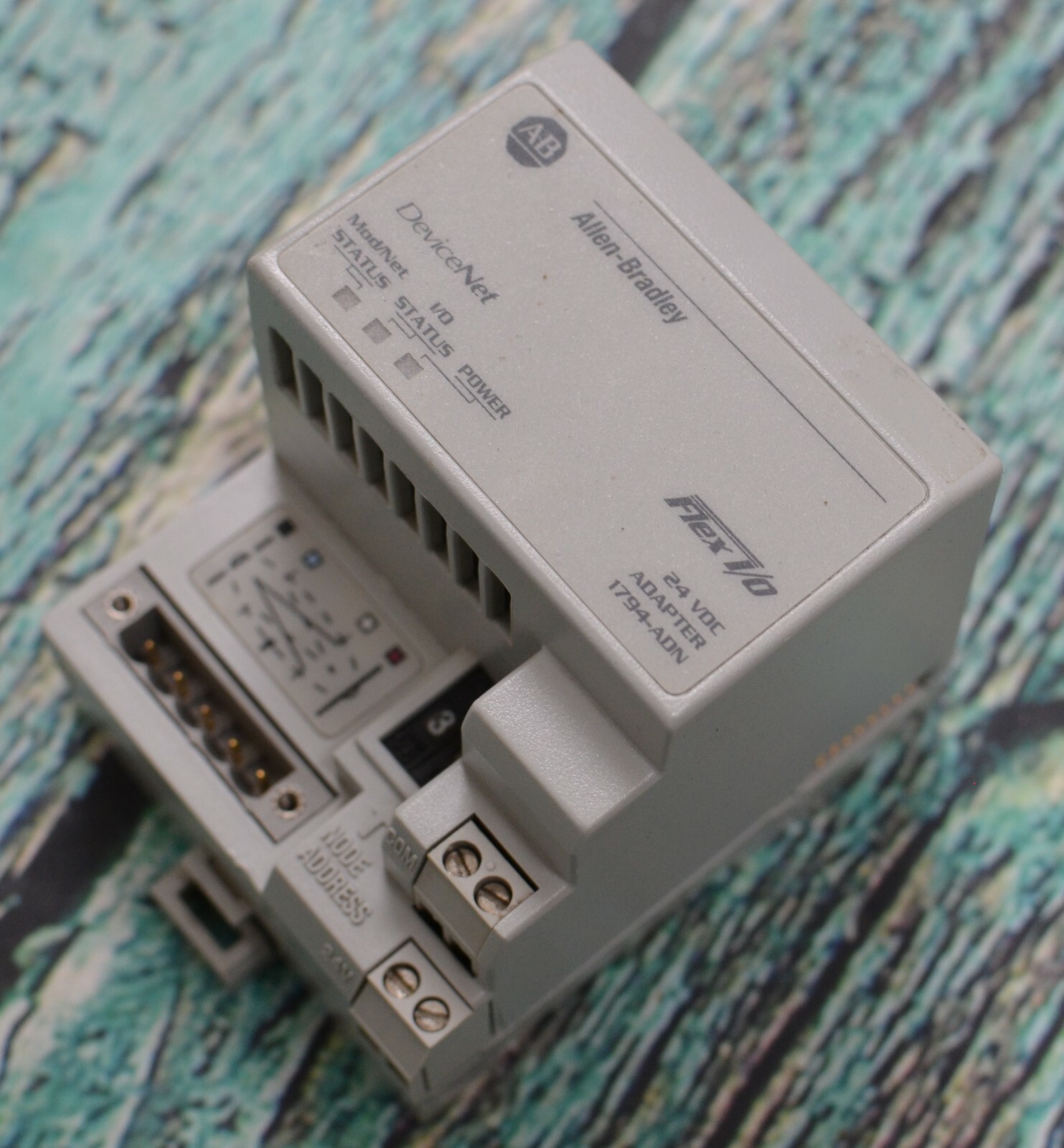 Allen Bradley 1794-ADN /B DeviceNet FLEX I/O DEVICENET Adapter Module ...