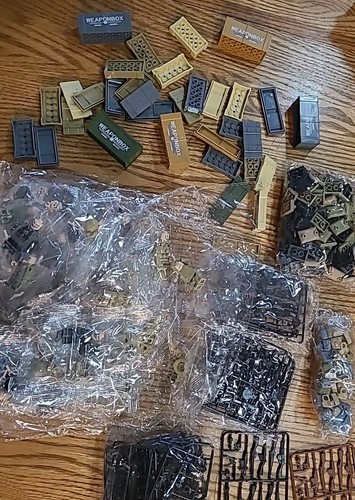 Military Gun Weapon Rifle Army Vest Suit Camo Munition Building Blocks ...