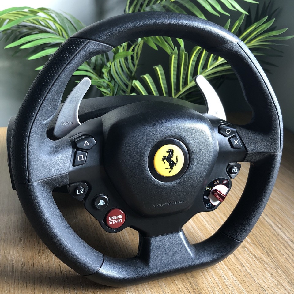 Thrustmaster T80 Ferrari 488 GTB Edition Wheel + Pedals & Games Bundle ...