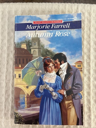Vintage Signet Regency Romance-Marjorie Farrell-Autumn Rose-1991 | eBay