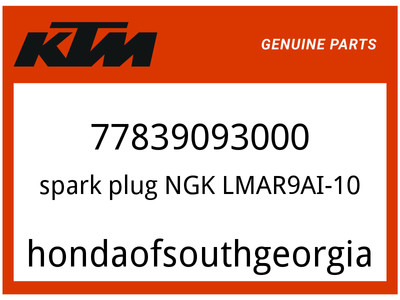KTM OEM Part 77839093000 spark plug NGK LMAR9AI-10 | eBay