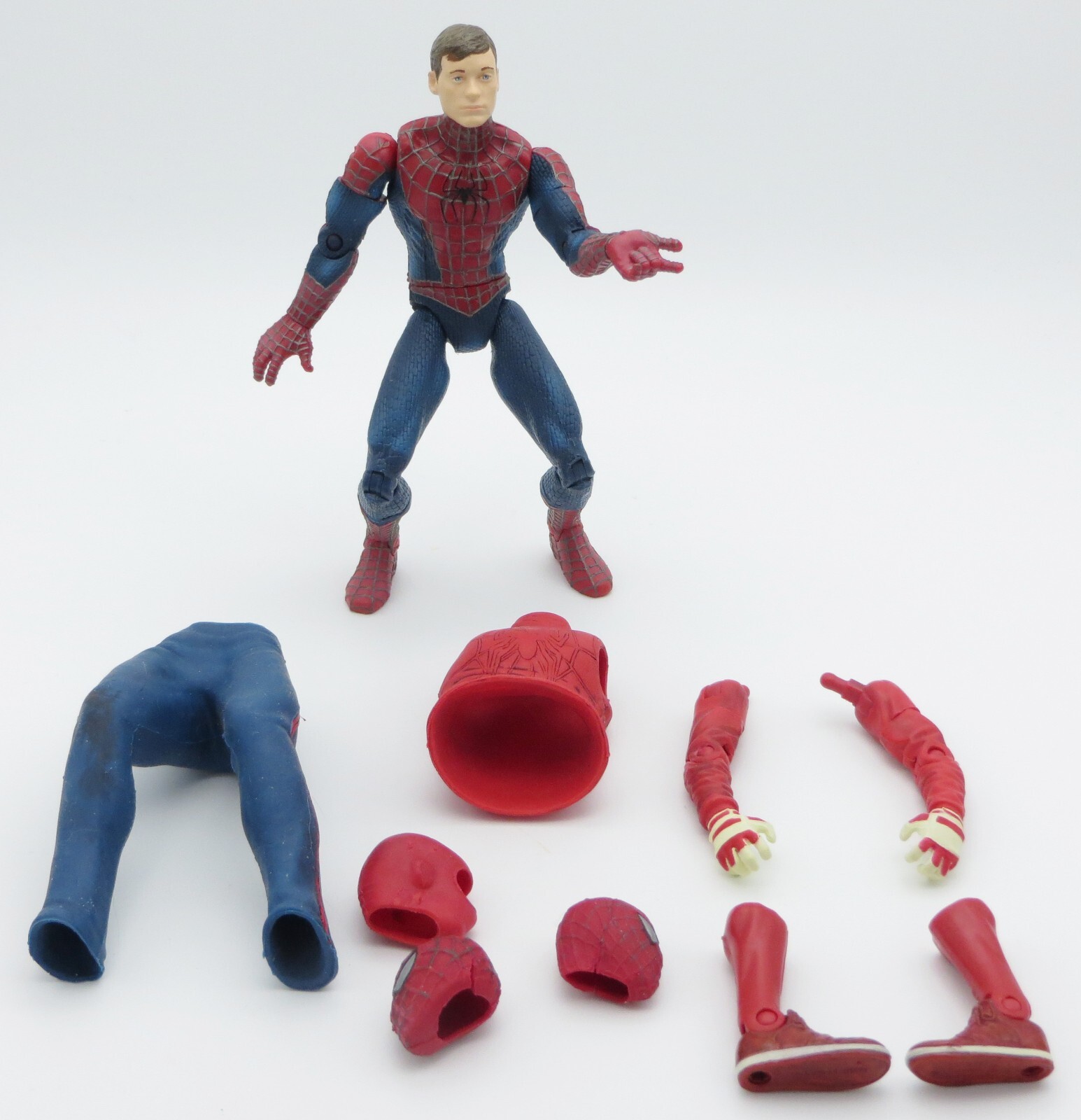 ToyBiz 2002 Spiderman Wrestler 6" Action Figure - Complete -Tobey ...