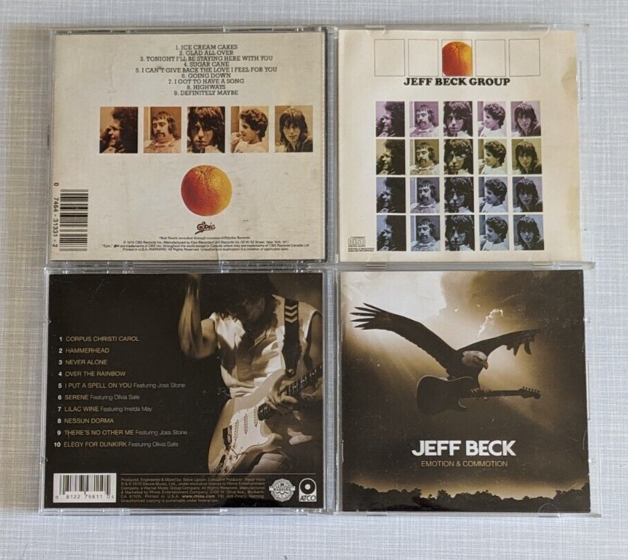 Jeff Beck CD Lot Emotion & Commotion, Jeff Beck Group | eBay