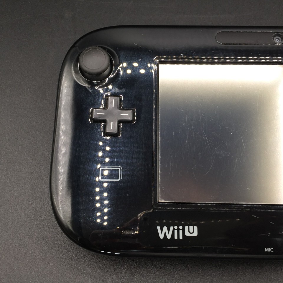 Nintendo Wii U Console System Black 32GB Gamepad Bundle Games set WUP ...