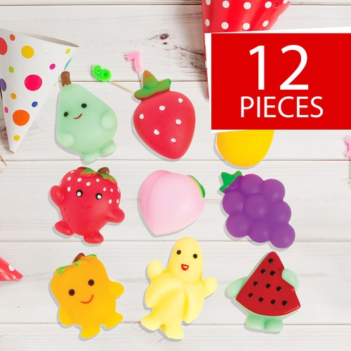 Fruit Mochi Squishies, Party Favors, Toys, 12 Pieces | eBay
