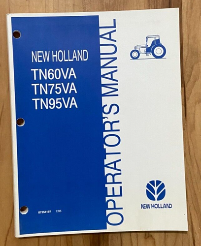 New Holland Tractor TN60VA TN75VA TN95VA Operator's Manual 7/2005 | eBay