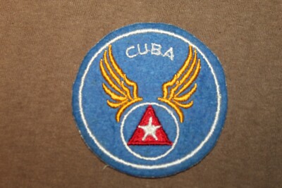 Scarce Original WW2 U.S. Army Air Forces "Cuba" Cuban Airforce Uniform ...