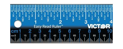 Victor Easy Read Ruler 12" Specific Millimeter Measurements Quick ...
