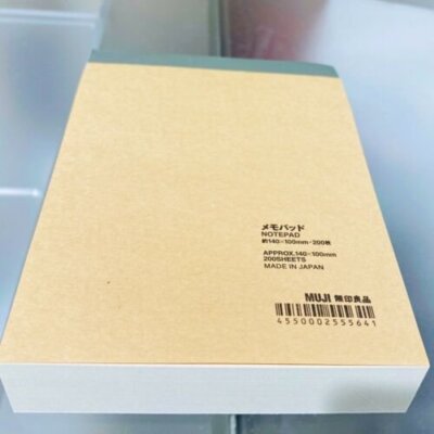 [MUJI] Note Pad 14X10 cm/200 sheets | eBay Australia