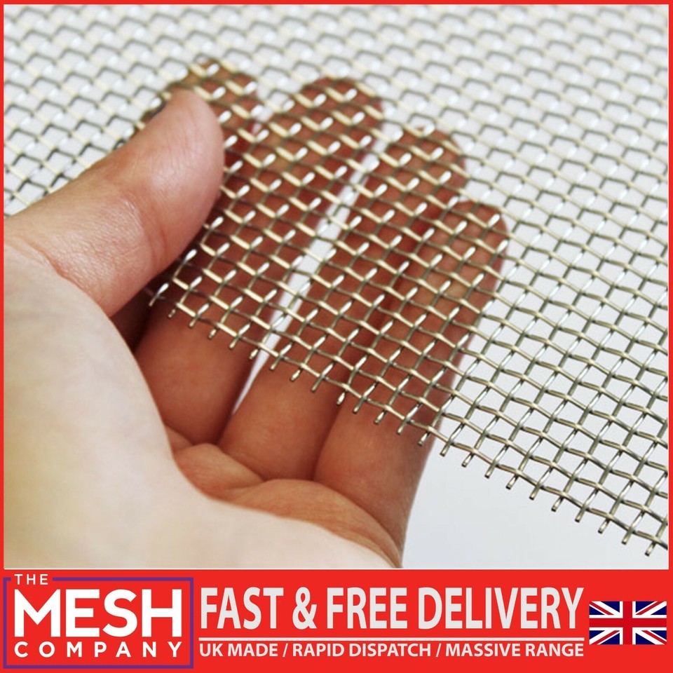 The Mesh Company Heavy Duty Wire Mesh | Strong 304 Stainless Woven Wire ...