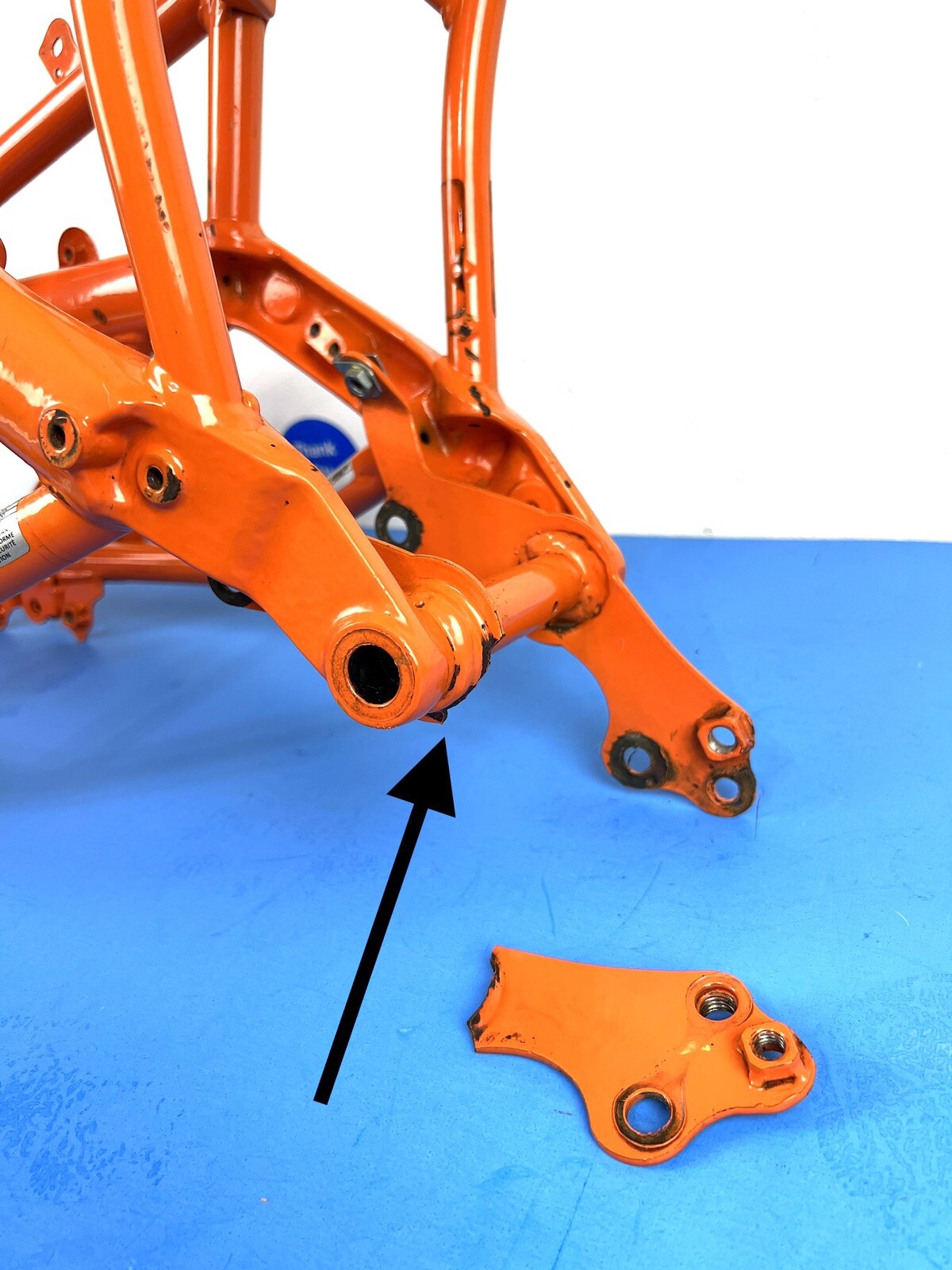 15-16 KTM RC390 MAIN FRAME CHASSY EZ 9K MILES NEEDS ATTENTION OEM ...