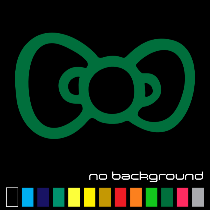 Hello Kitty Bow Sticker Vinyl Decal Car Window Truck Sid Wall Mirror ...