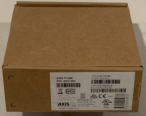 Axis P1265 Indoor Modular Pinhole Camera P/N:0927-01 | eBay