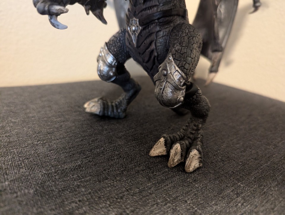 Figure Only Mega Bloks 9625 Platinum Armor Dragon Thoron (No Audio) | eBay