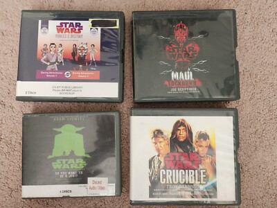 Star Wars Audiobook Lot CD Discs Maul Lockdown Crucible More | eBay