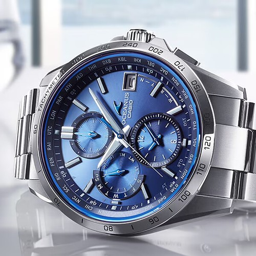 Casio Oceanus Classic Line OCW-T2600-2A3JF Blue Silver Men's Watch ...