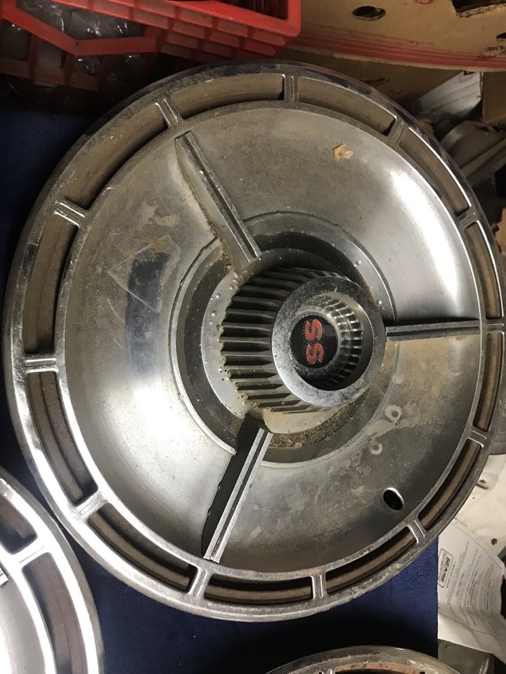 Set of four 1960s Chevrolet SS Super sport hubcaps 1963 1964 | eBay