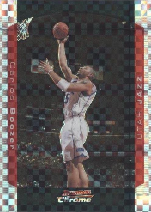 2004-05 Bowman Draft Picks & Prospects - Carlos Boozer #110 Chrome X ...
