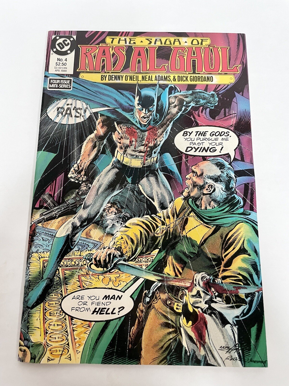 Batman The Saga Of Ras Al Ghul Mini Series #4 DC Comics 1988 Neal Adams ...