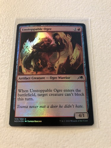 Unstoppable Ogre Foil Kamigawa Neon Dynasty NEO MTG Magic Pack Fresh | eBay