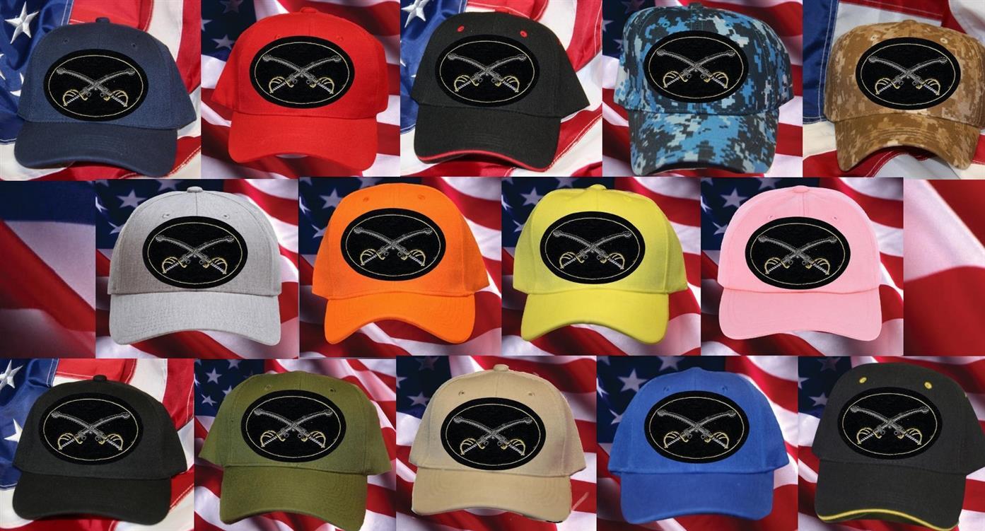 ROSE PARADE BUFFALO SOLDIERS 10TH CAVALRY CAV SABER HAT PATCH CAP FORT ...