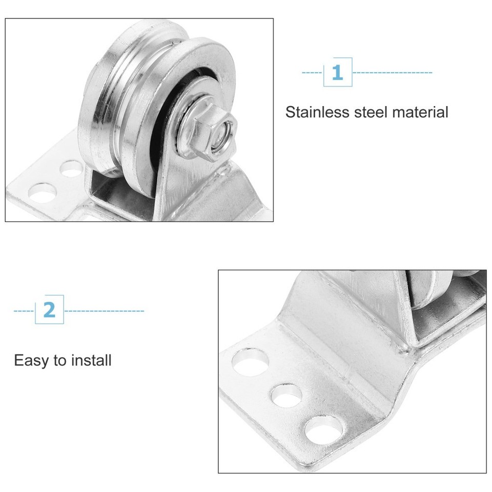 Cable Pulley Wheel Pulleys Small Ceiling Mounted Heavy Duty Roller ...