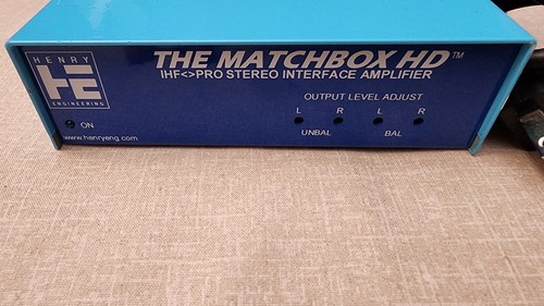 Henry Engineering Matchbox HD IHF Pro Stereo Interface Amplifier | eBay