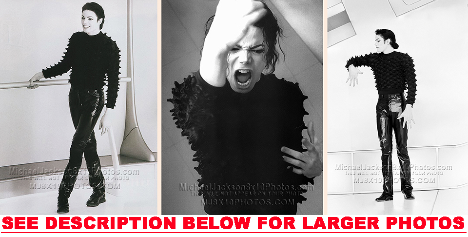 MICHAEL JACKSON SCREAM UNSEEN (3) RARE 8x10 PHOTOS | eBay