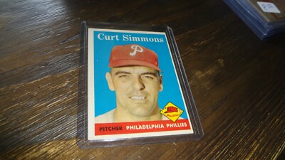 1958 TOPPS # 404 CURT SIMMONS BASEBALL CARD | eBay