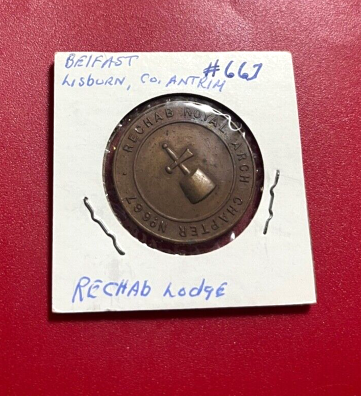 REOHAB ROYAL ARCH CHARTER NO 667 MASONIC TOKEN | eBay