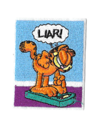 GARFIELD SCALES Iron on / Sew on Patch Embroidered Badge Cartoon PT723 ...