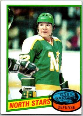 1980-81 Topps #237 Gary Sargent Minnesota North Stars V49945 | eBay