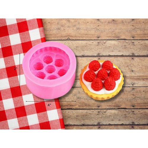 Raspberry Pie Silicone Mold for Candle Embeds, Soap, Wax Melts, Berry ...