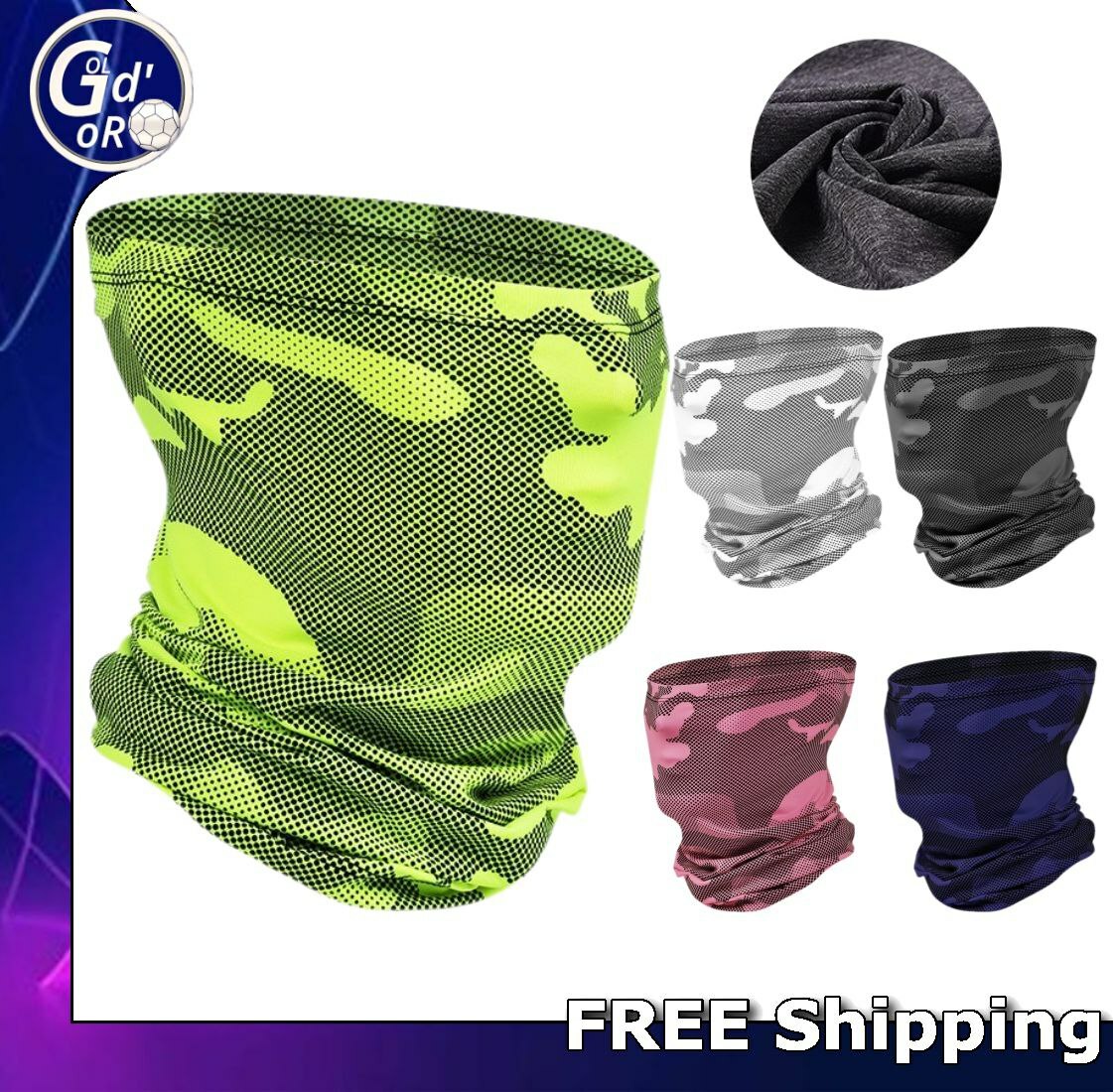 Mascara Pasamontaña Deportiva Sports Headgear Ice Silk Cycling Face ...